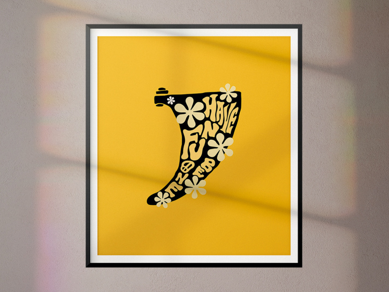 The Groovy Fin by Create Radical on Dribbble