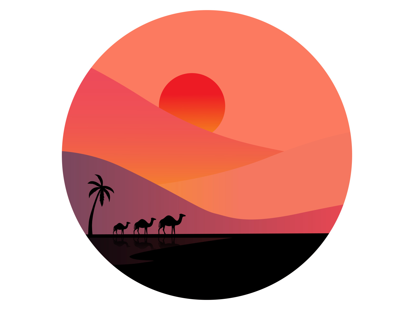 Oasis by Mariam Nutsubidze on Dribbble