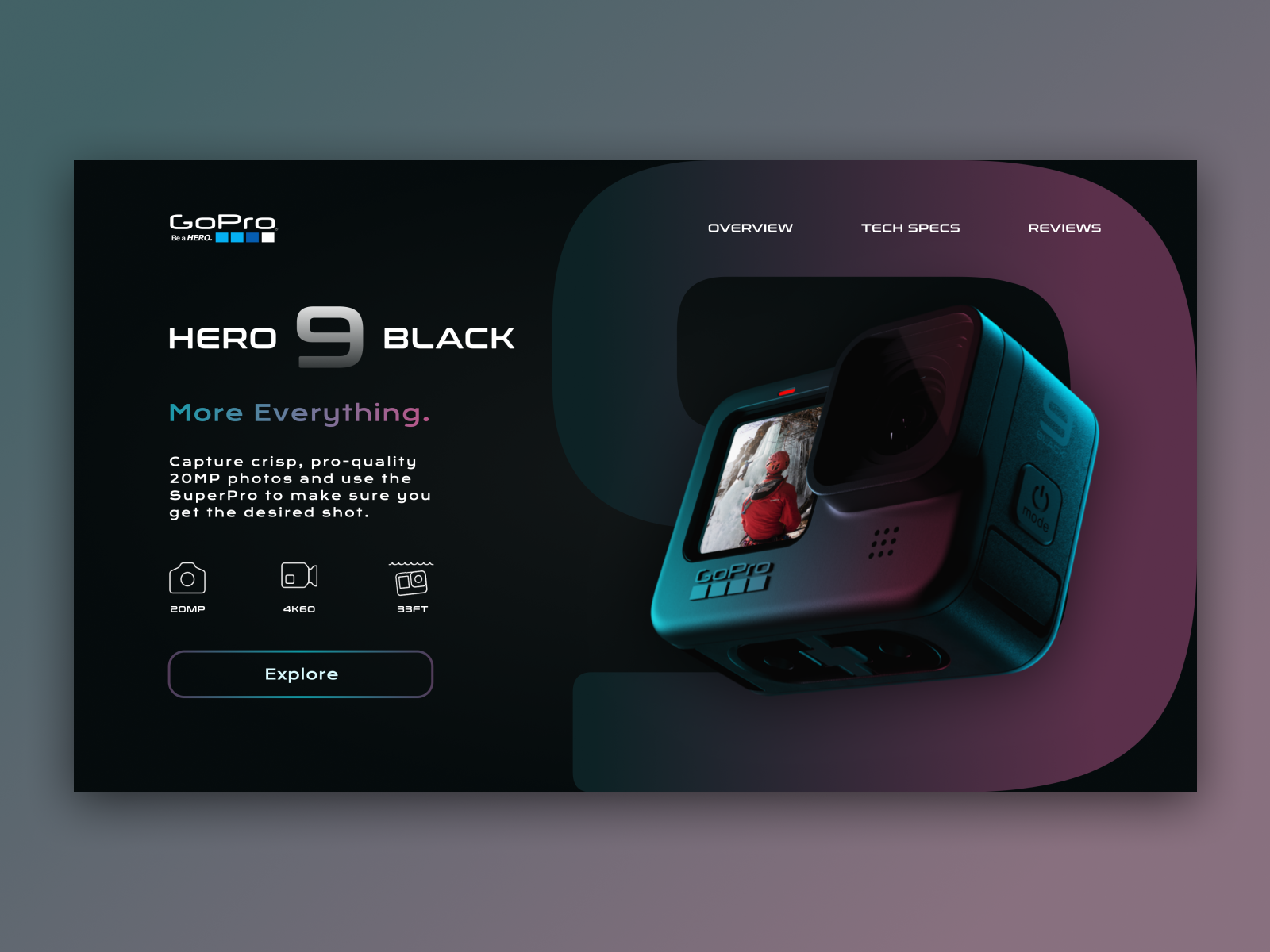 GoPro Website Redesign by Ankitanshu Swaroop on Dribbble