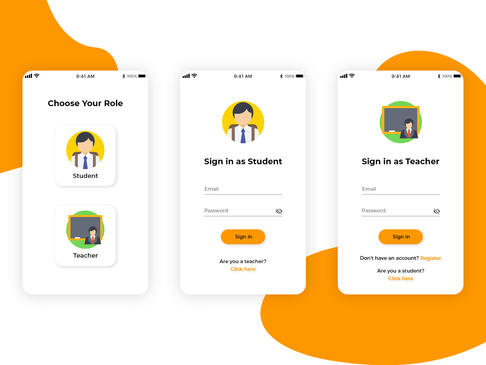 Class Attendance App Ui Design By Chamith Yasintha On Dribbble
