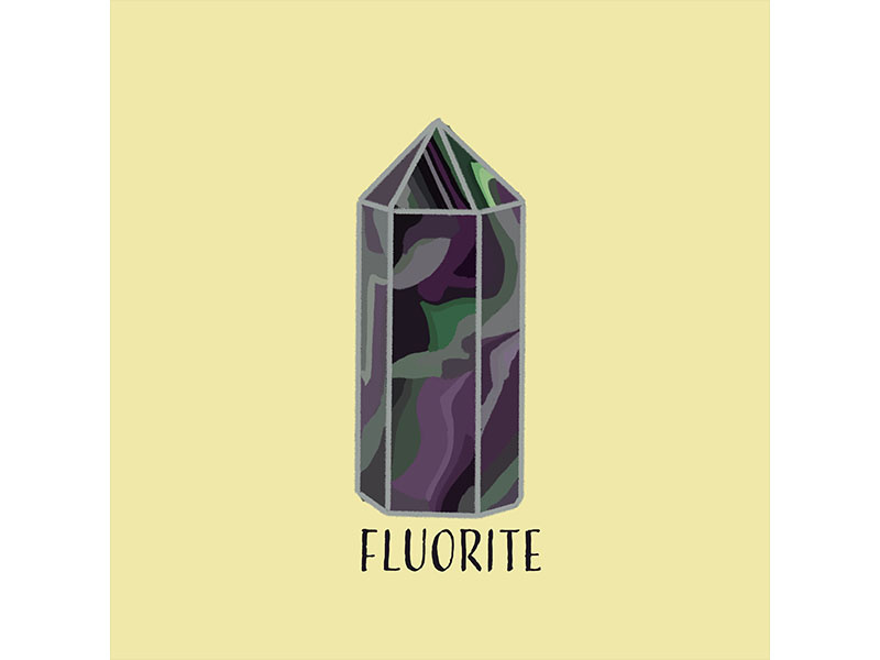Fluorite Print by Sam Woodward on Dribbble
