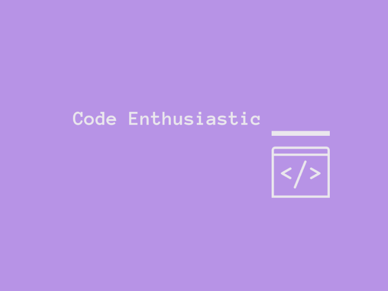 Code Enthusiastic logo by GOHIL KHUSHBU on Dribbble