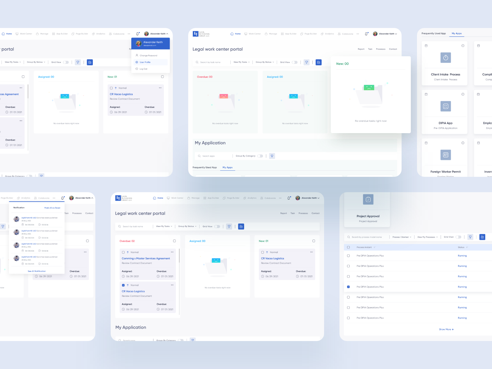 Legal Automation - Legal Work Center Web Portal by Nure Alam on Dribbble