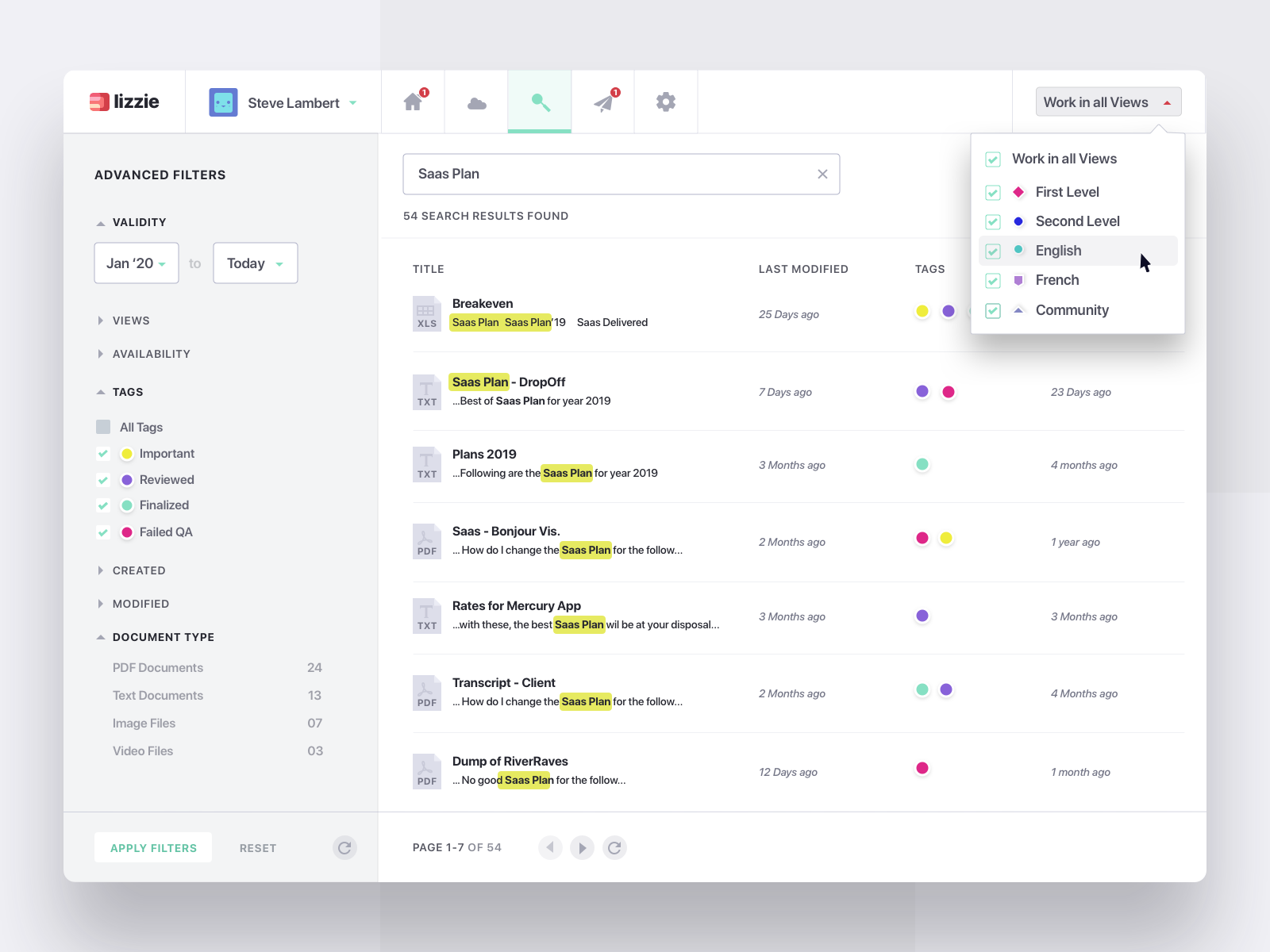 Lizzie: Knowledge Management Software by Adam Ciesla for JDSolutions on ...