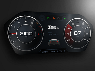 Car Dashboard by Remus Baltariu on Dribbble