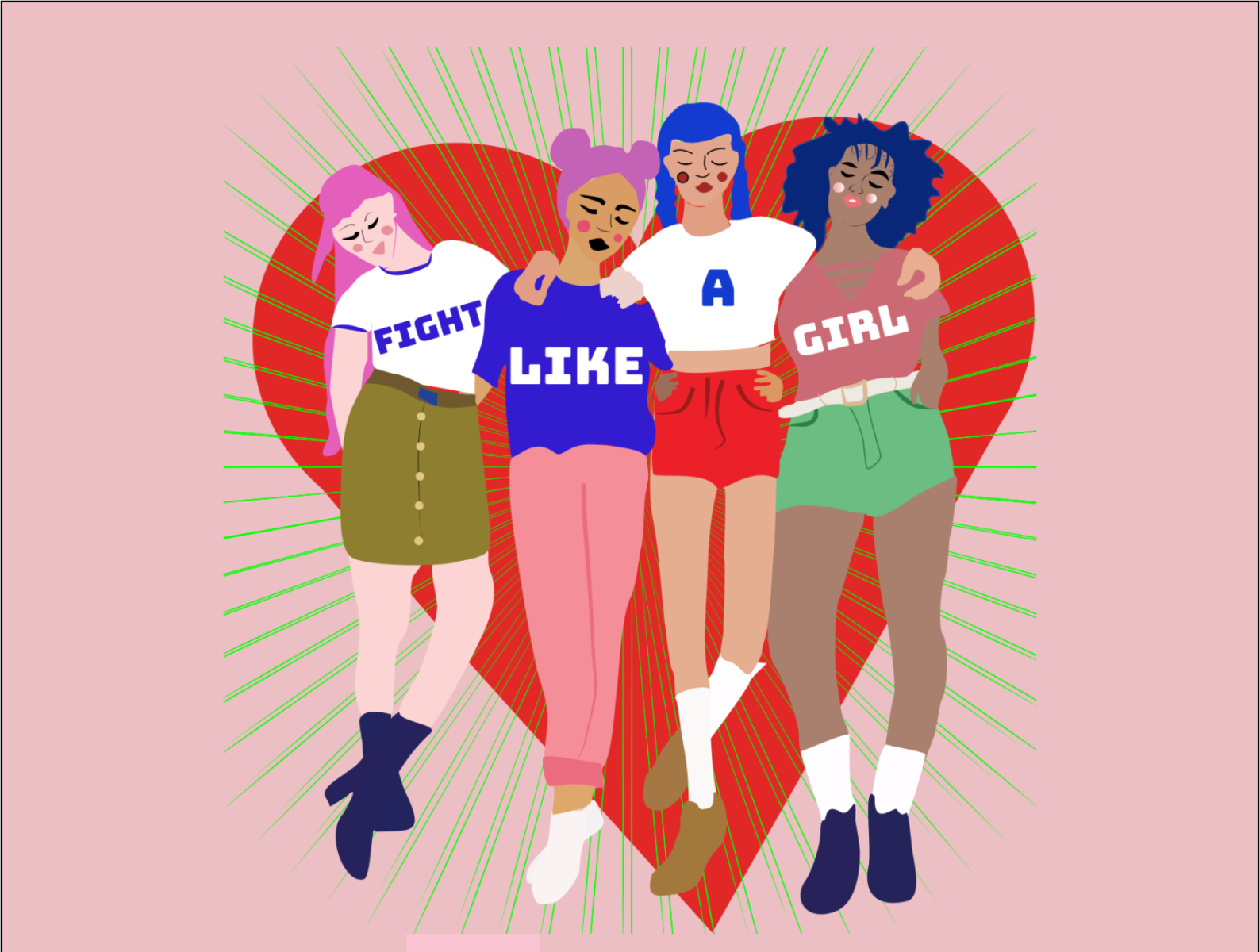 girls by Pam on Dribbble