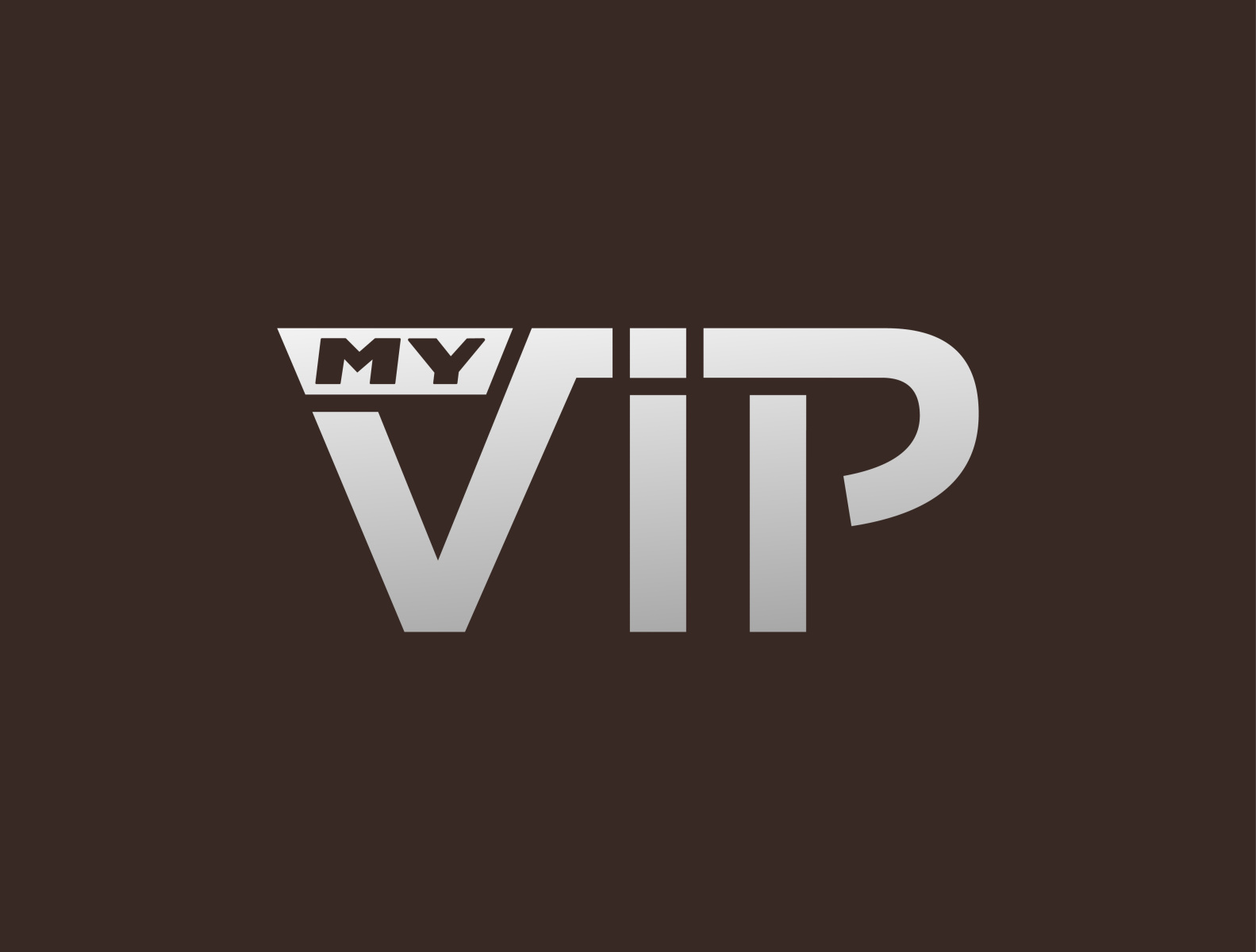 MY VIP initial logo by Bappy Baroy on Dribbble