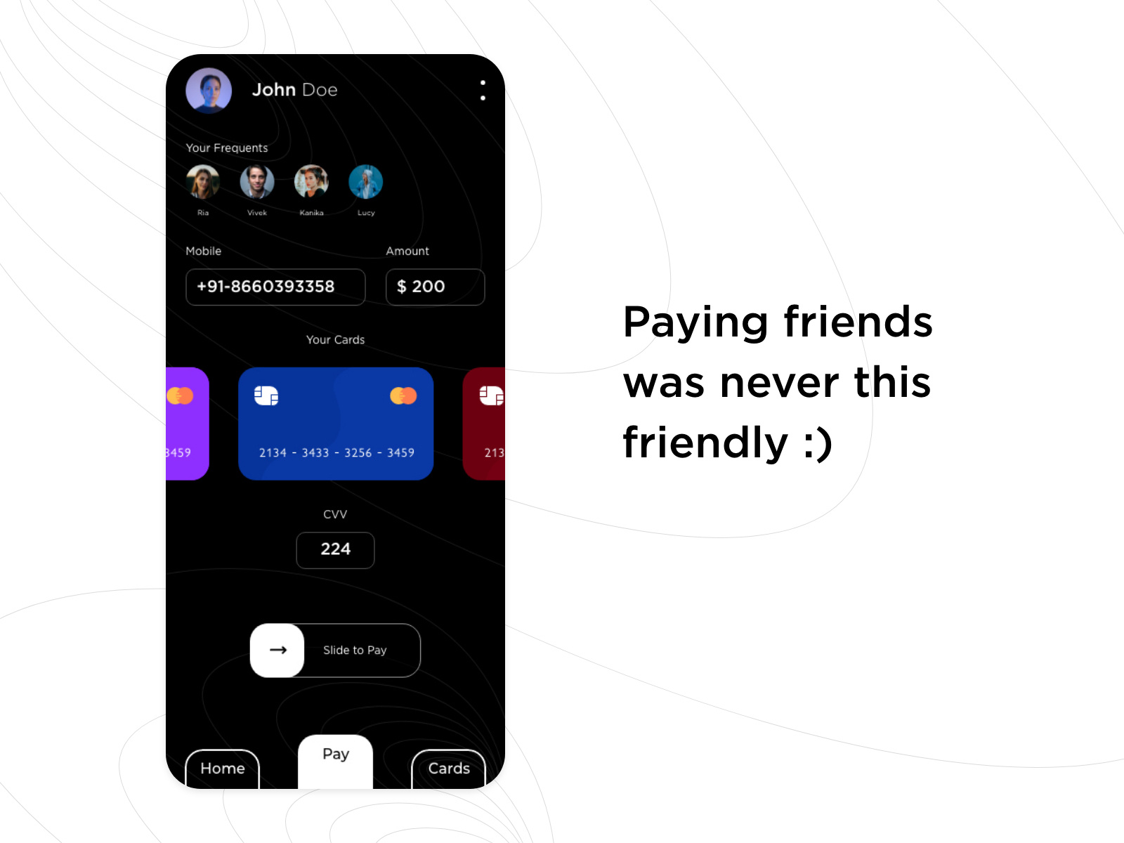 Friendly Pay by Shashwat Agnihotri on Dribbble