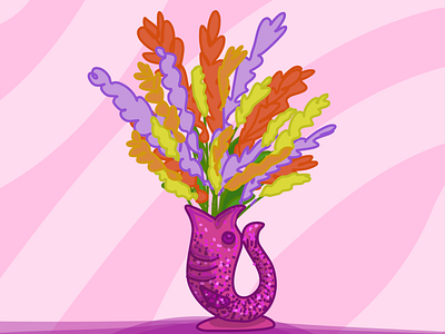 Something pink by Daniela Uribe Vega on Dribbble