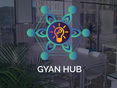 Logo for Gyanhub by Abiral Bhattarai on Dribbble