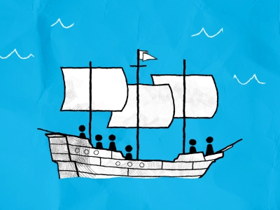 Pirate boat by Amanda Moody on Dribbble