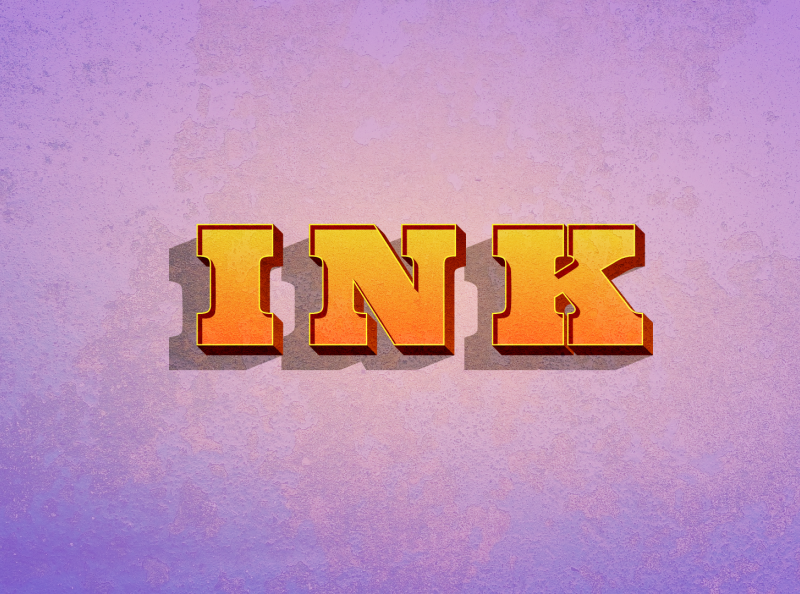 INK TEXT SHADOW by Jesus Flota Vazquez on Dribbble
