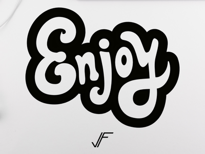 ENJOY Typeface by Jesus Flota Vazquez on Dribbble