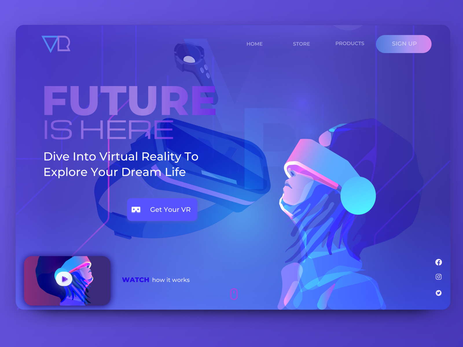 VR Explore Concept by Abroyat Designs on Dribbble
