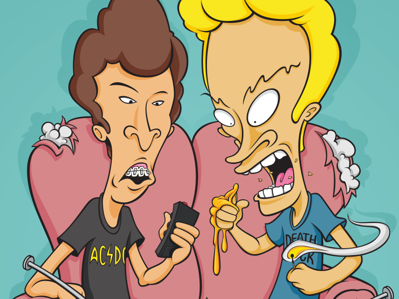 Beavis & Butthead by Matthew J Luxich on Dribbble