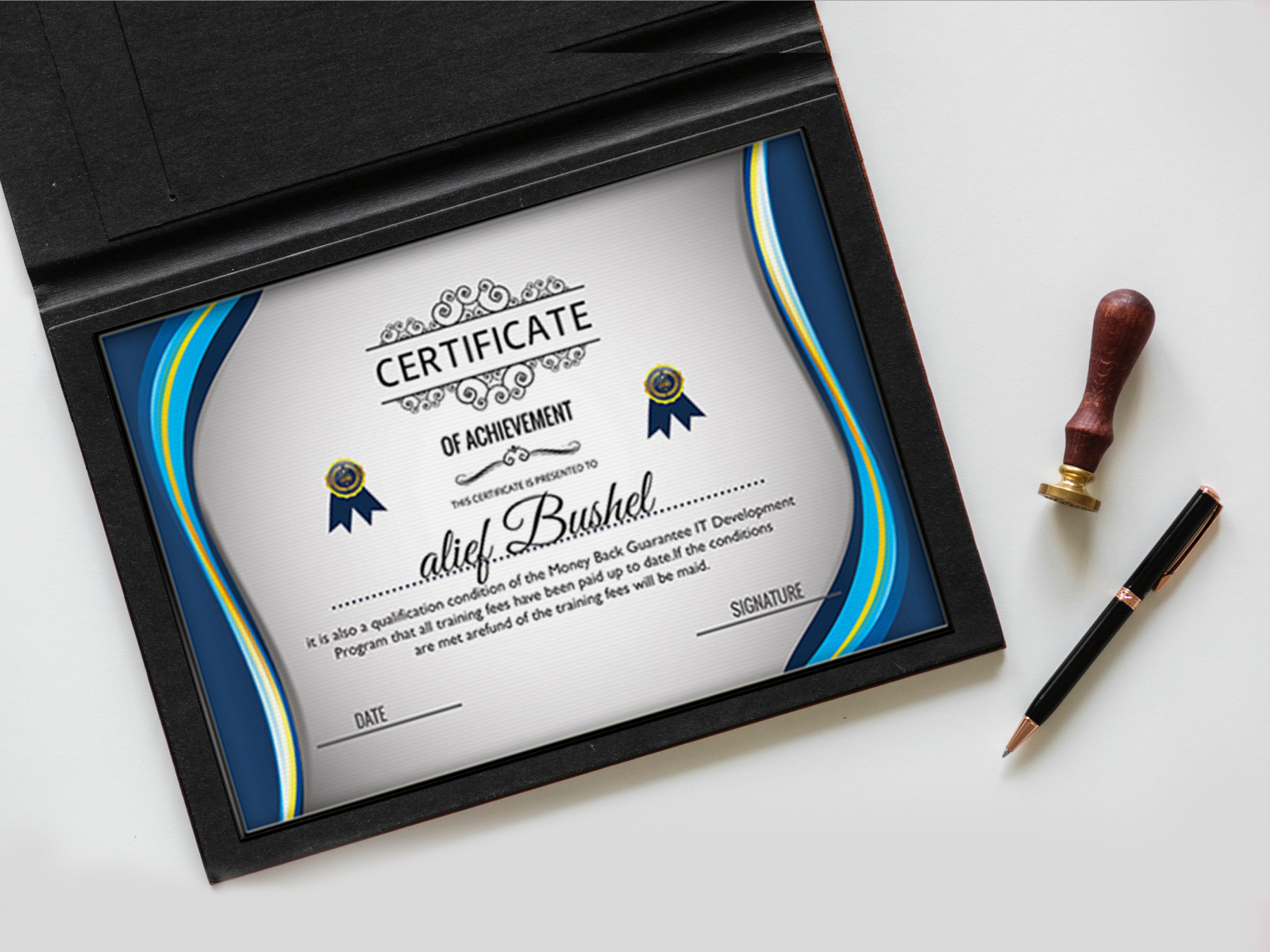 Certificate Designs Of Achievement by Chainz O.W.N on Dribbble