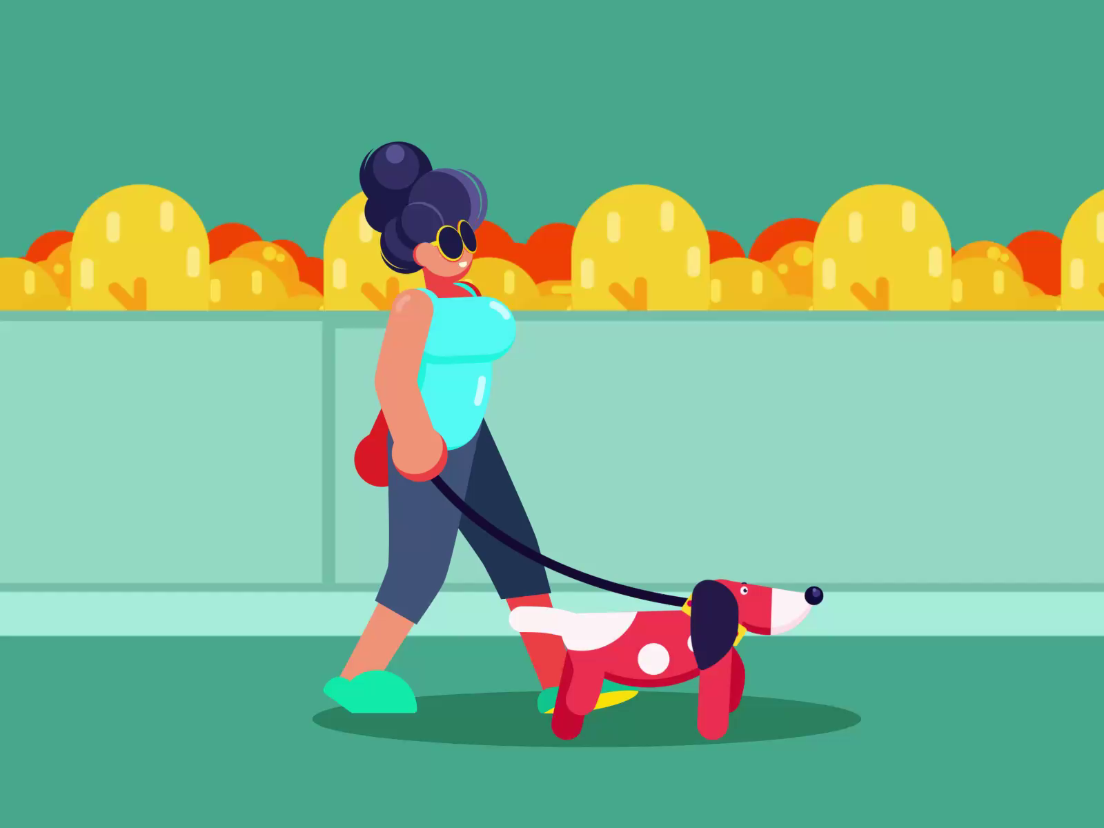 Walk Cycle Animation by Purple Pie Studios on Dribbble