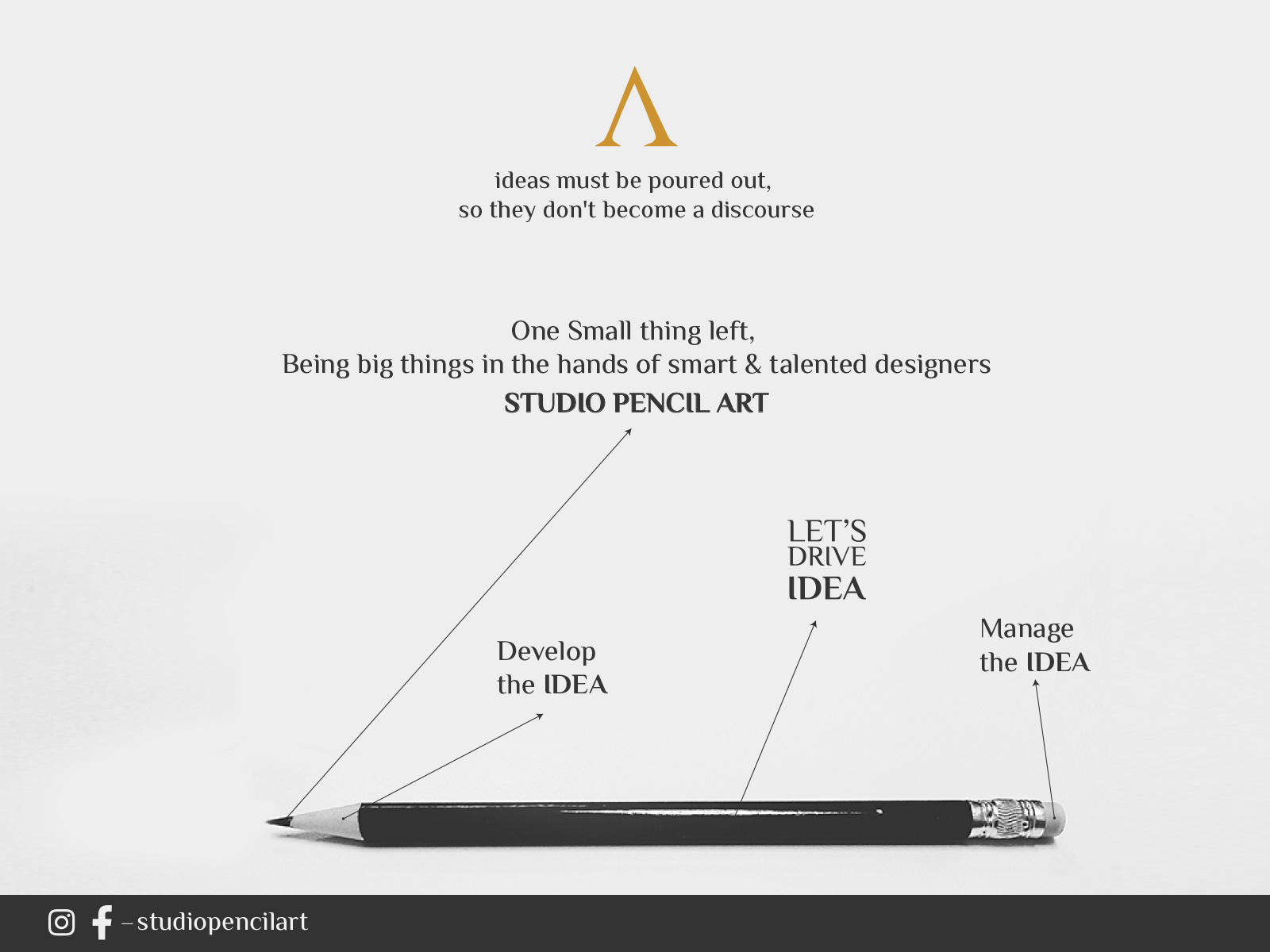 Pencil Philosophy Poster Design by studio pencil art on Dribbble