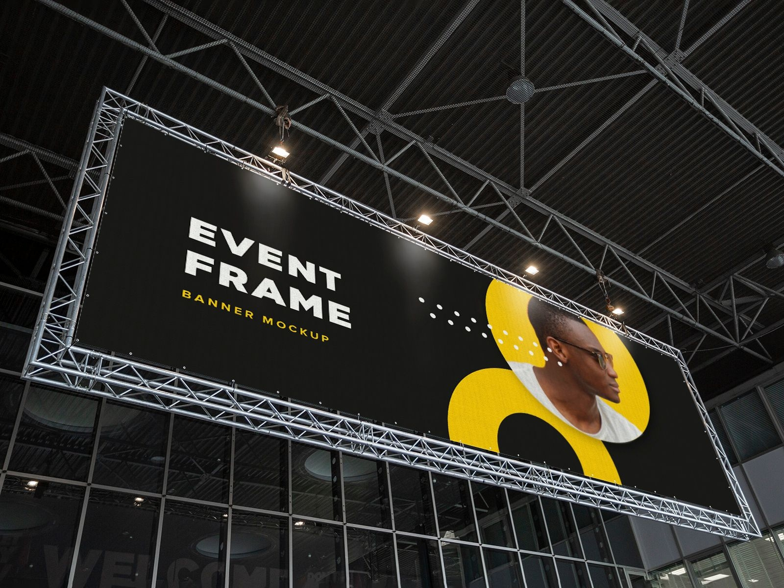 Freebie: Event Billboard Mockup by Pixelbuddha on Dribbble