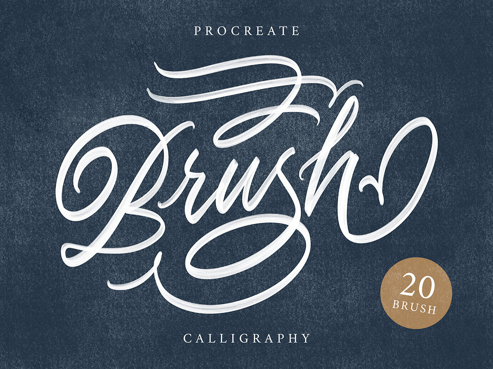 Procreate Calligraphy Brush by Pixelbuddha on Dribbble