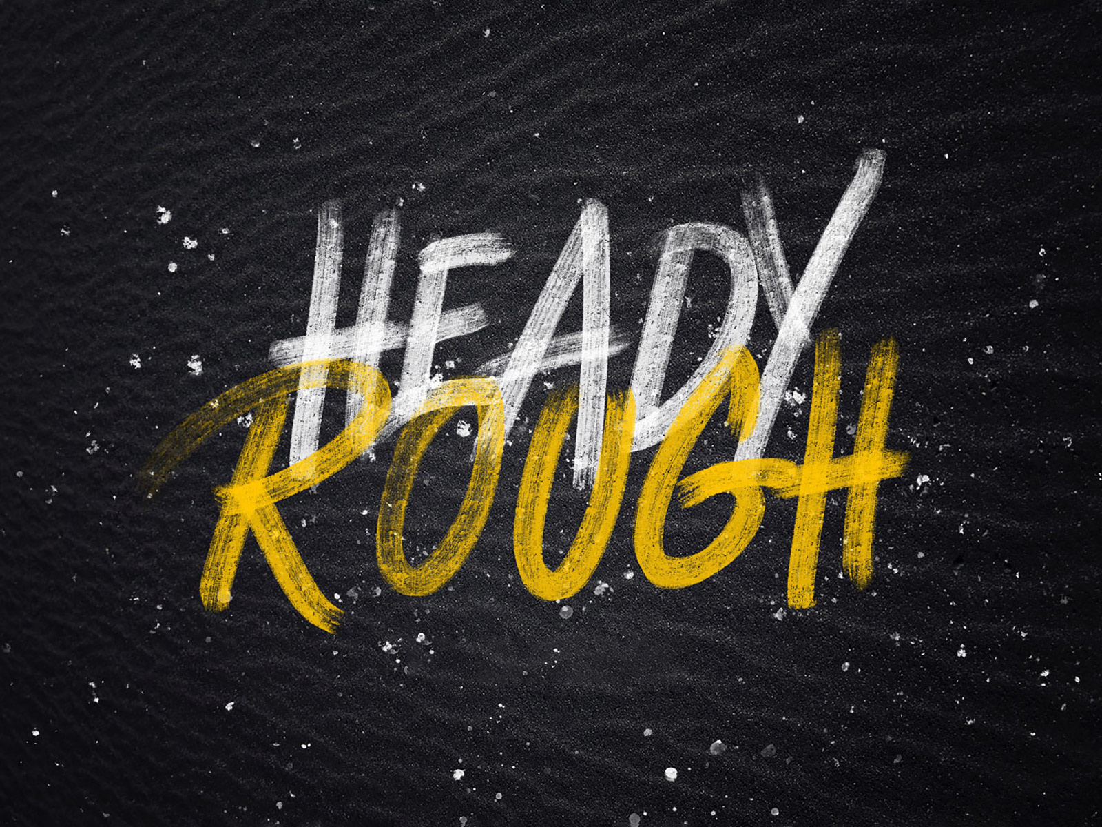 Heady Rough SVG Typeface by Pixelbuddha on Dribbble