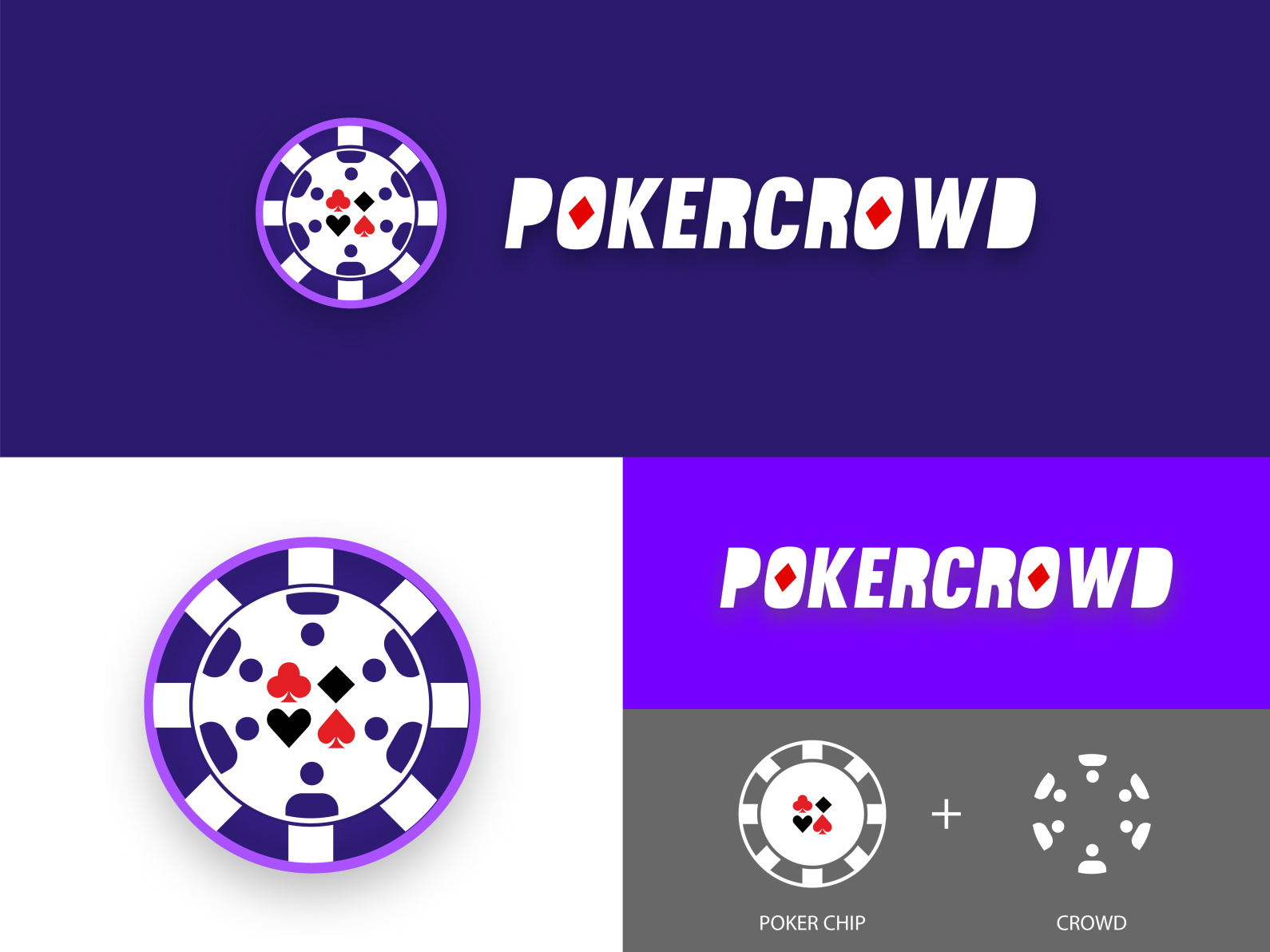 Creative Poker Logo Design by Muhammad Faizan on Dribbble