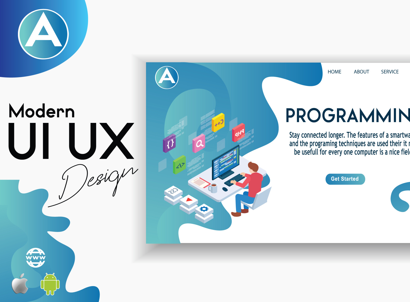 UI/UX Design For Programing by Alina Shah on Dribbble