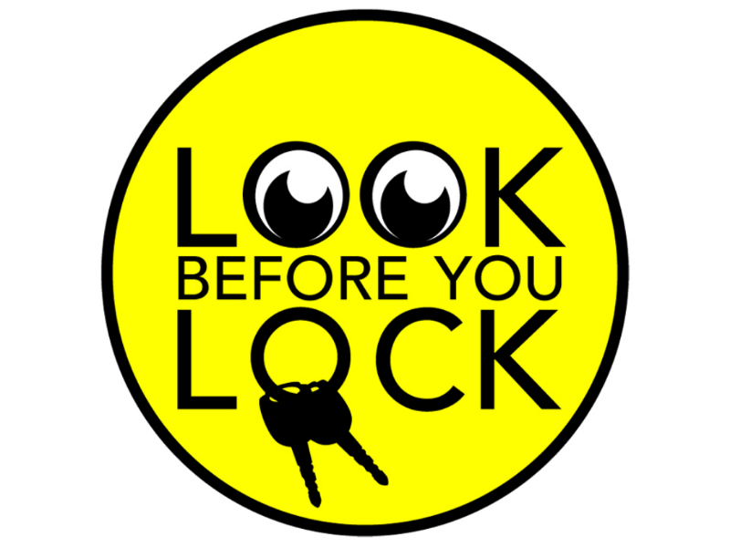 Look before you Lock logo by Jonny Pye on Dribbble