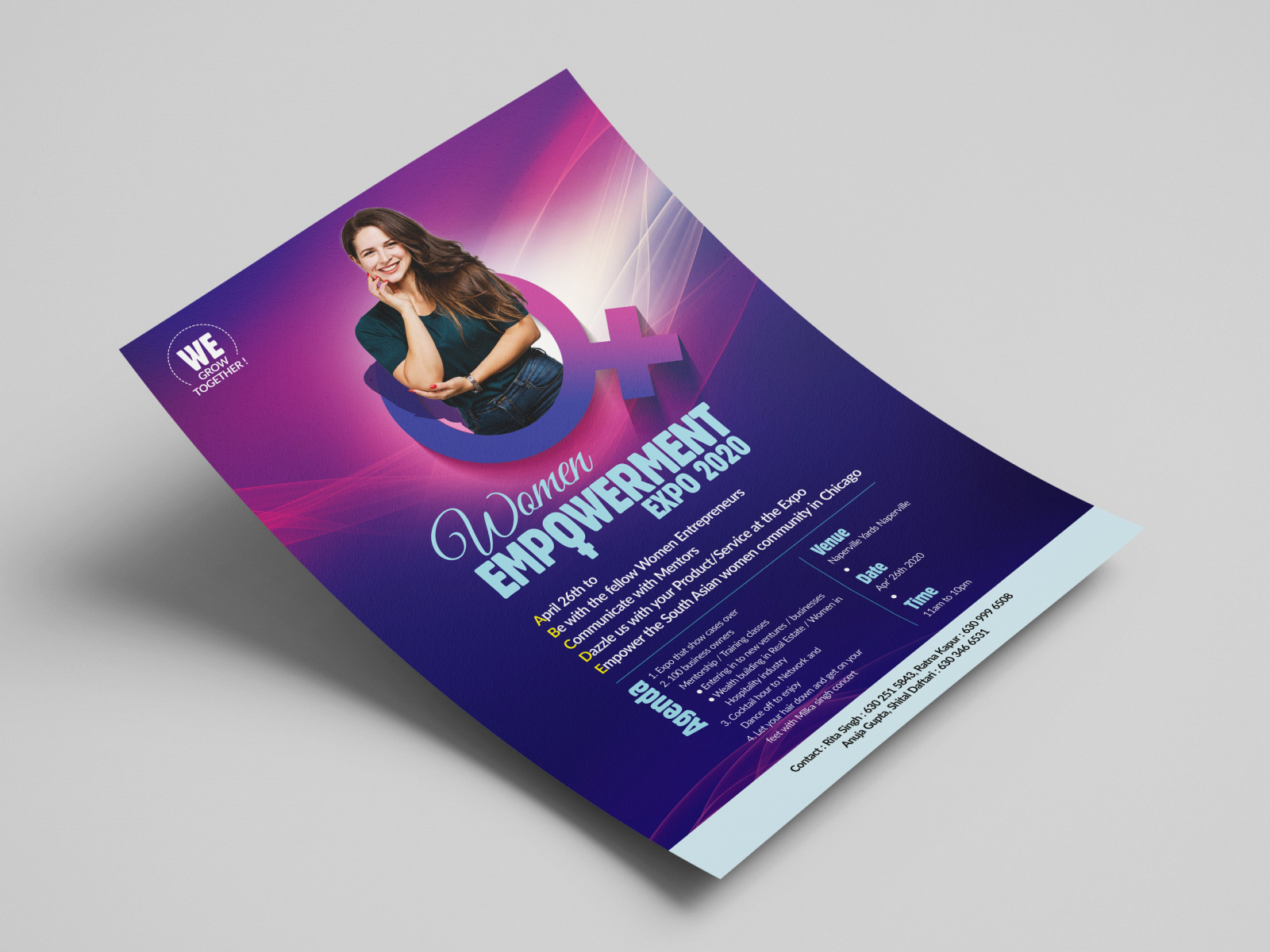 WE EXPO 2020 - Flyer Design by Gopinath on Dribbble