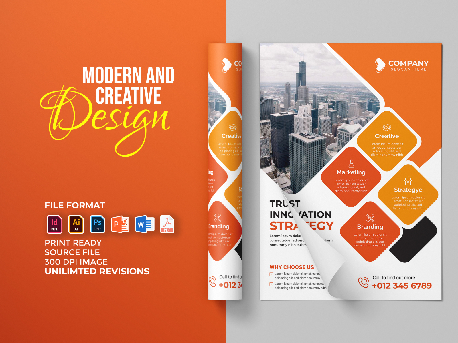 Modern & Creative Corporate Digital Flyer Design by Liton Khan on Dribbble