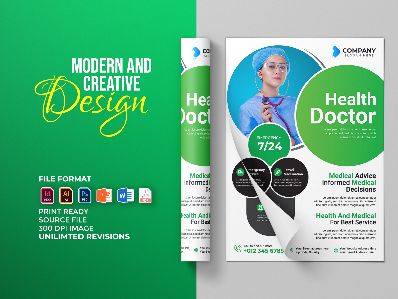 Modern & Creative Corporate Digital Flyer Design by Liton Khan on Dribbble