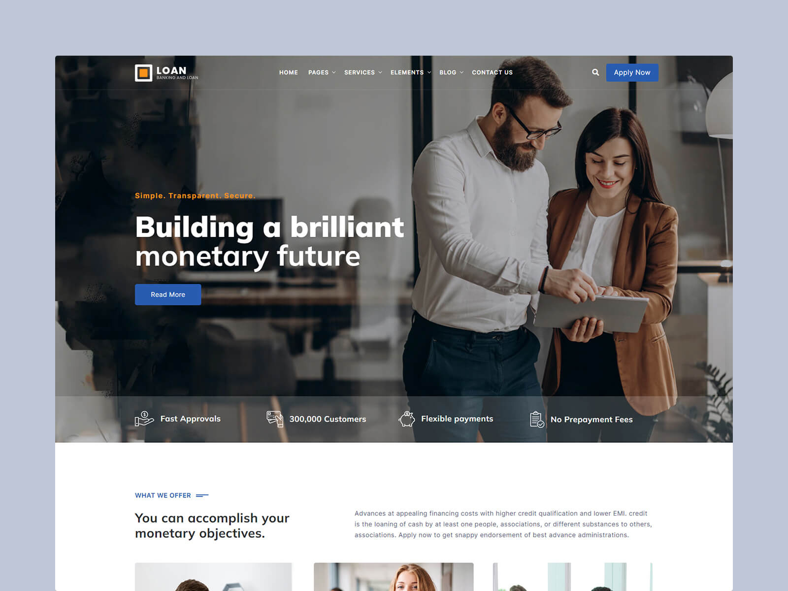 Loan - Banking and Loan Responsive Template by Chitrakoot Web on Dribbble