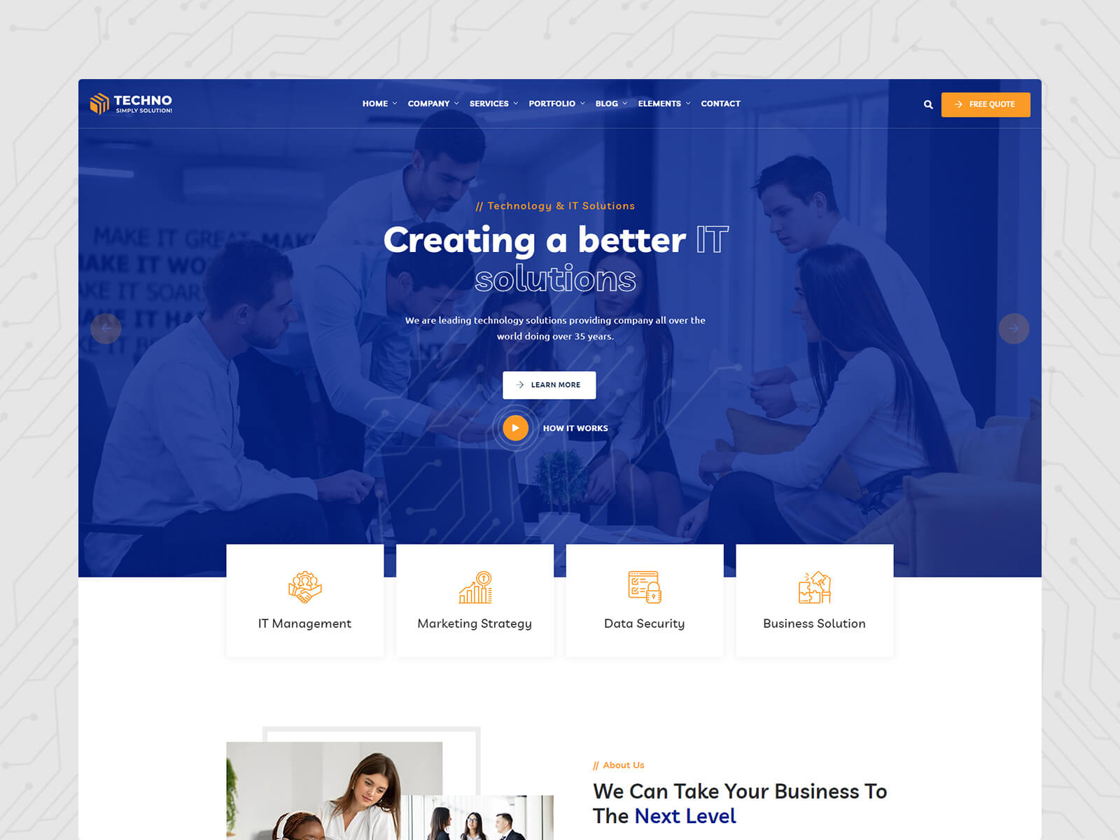 Dribbble - techno-it-solutions-technology-bootstrap-html-template.jpg ...