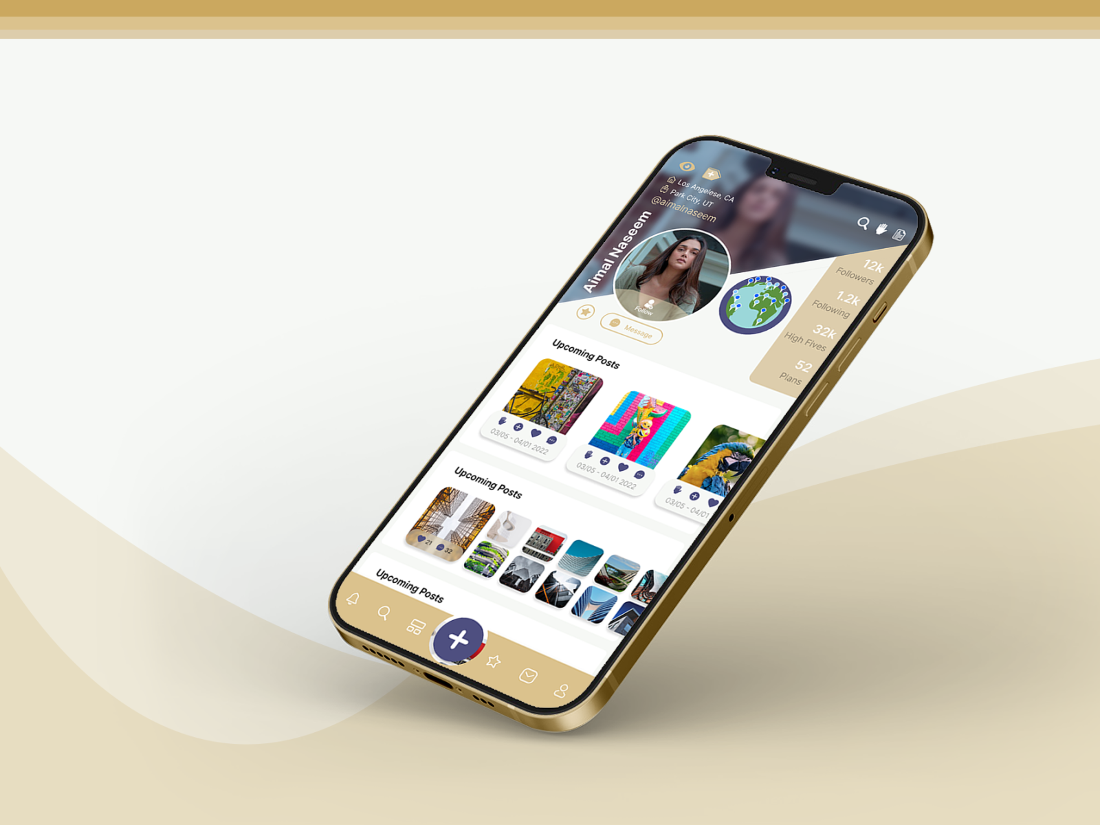User Profile screen Concept by Aimal Naseem on Dribbble