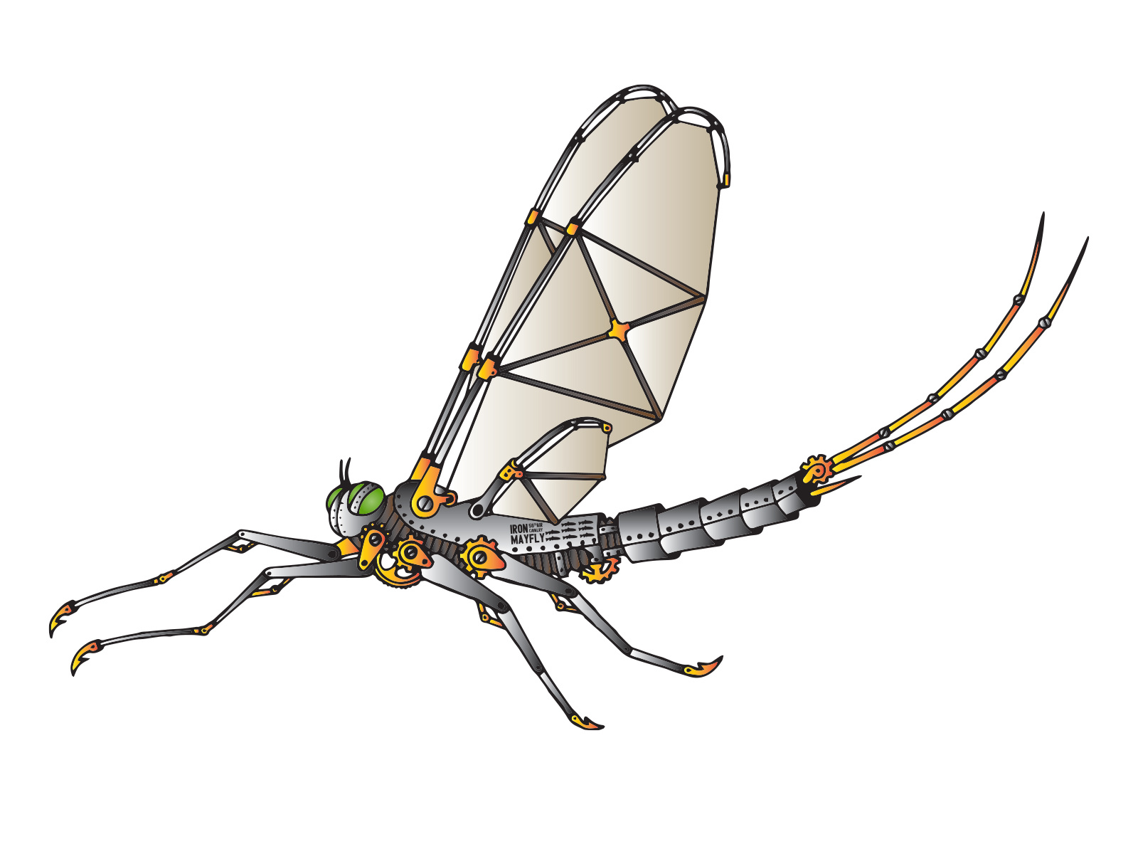 Iron Mayfly by Gregory Allen on Dribbble