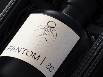 Product label for the European Schnapps producer called "FANTOM by Ilia ...