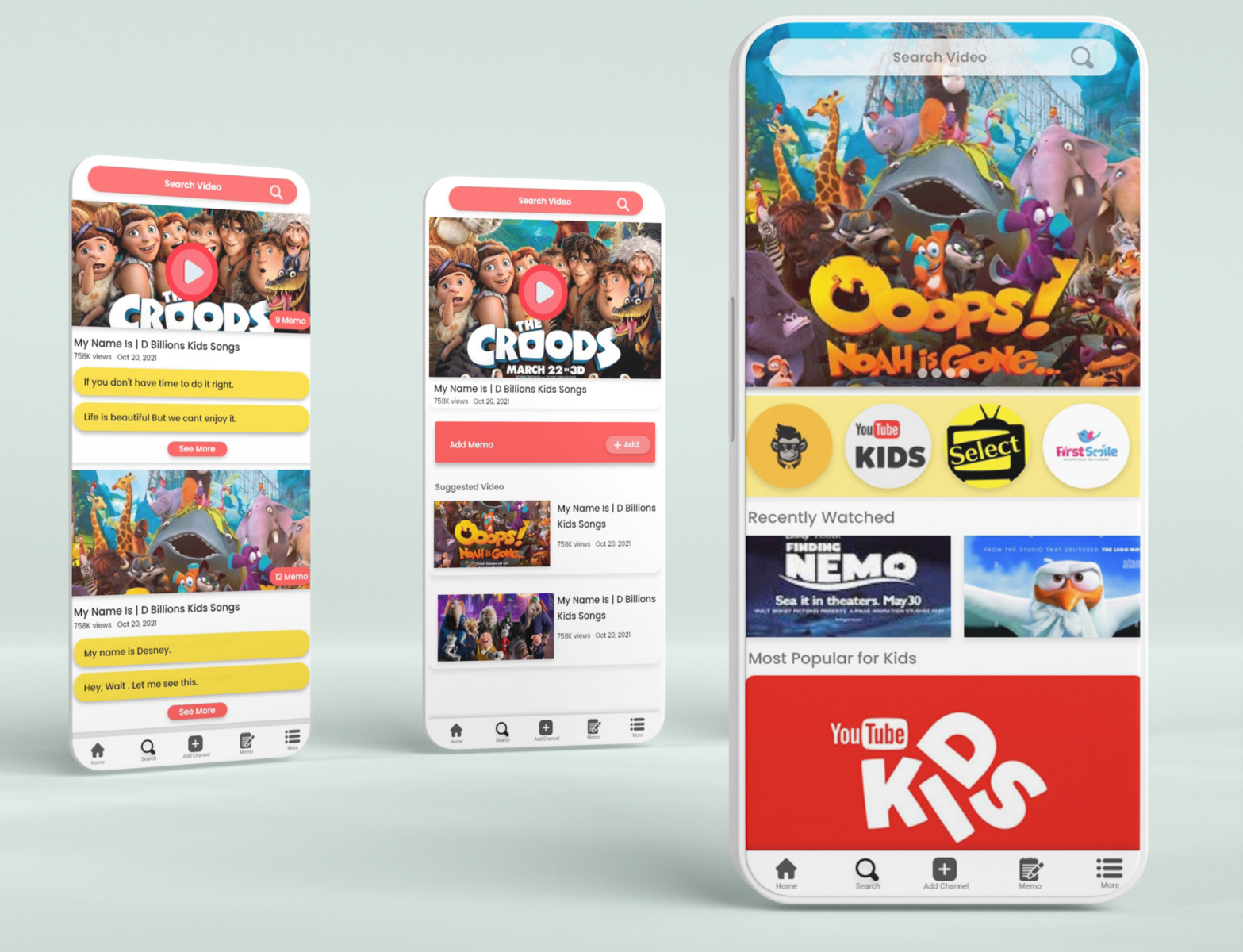 Kid Memo User Interface by Rajan Das Gupta on Dribbble