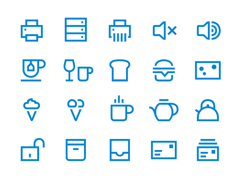 Stroke Icons - 1 by NeueDeutsche on Dribbble