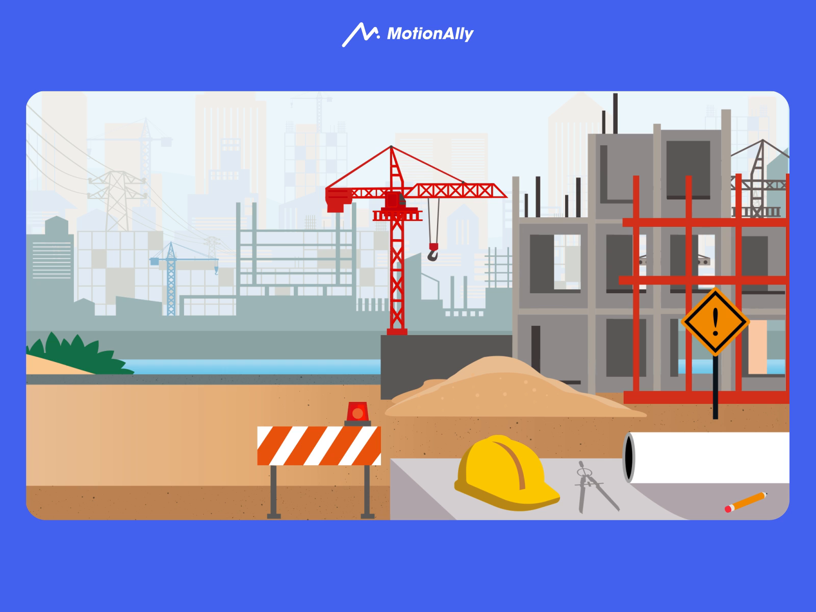 Architecture and Construction Animation by Mikhail on Dribbble