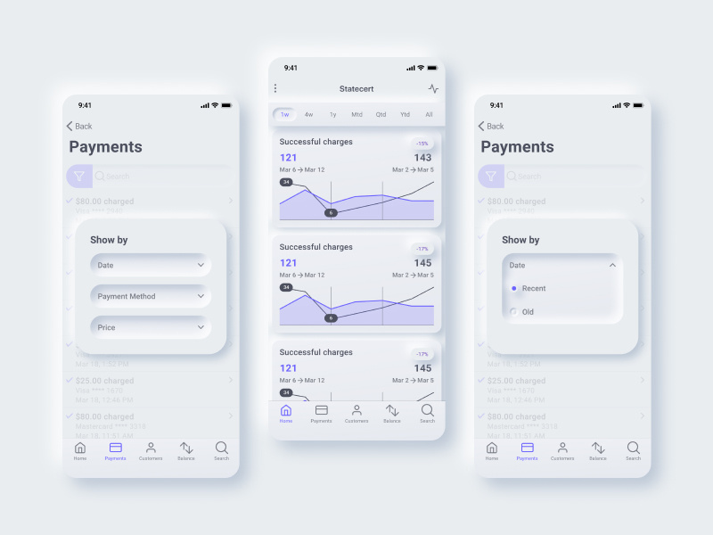 Neumorphic UI - App Design by Adrine on Dribbble