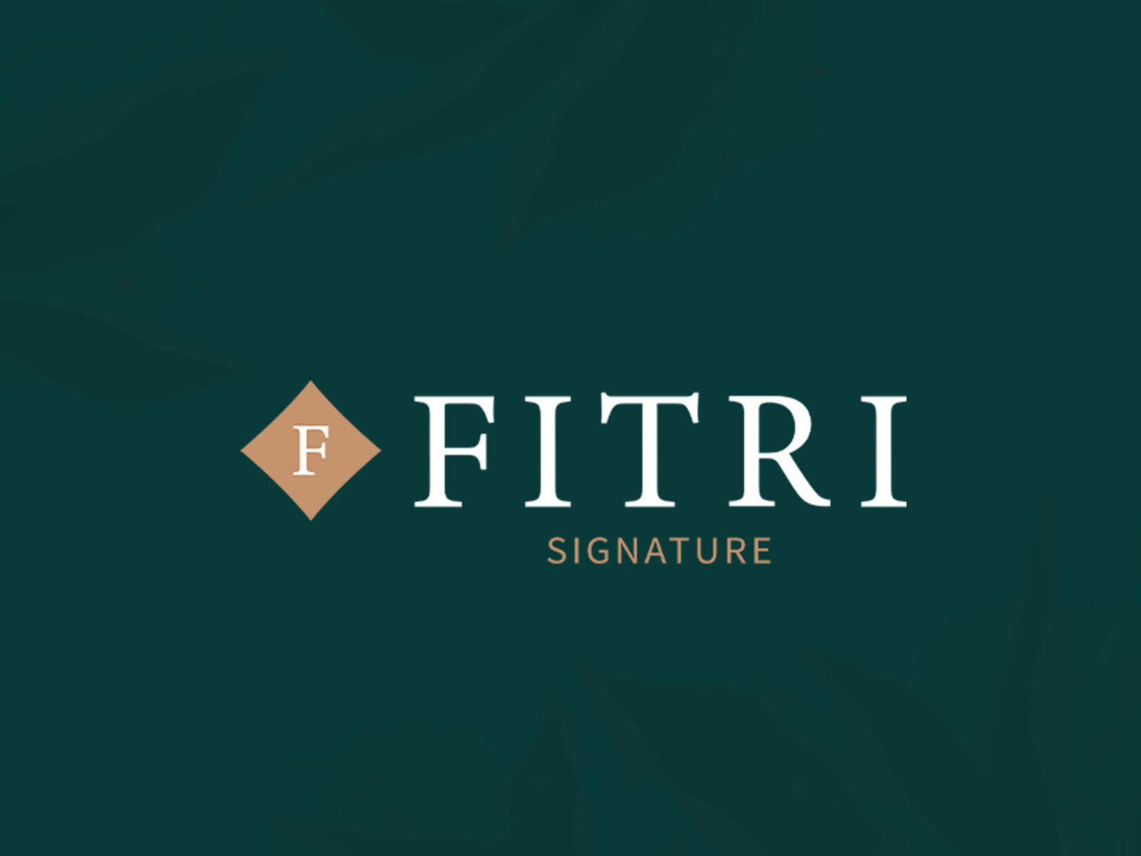 Fitri Signature Logo design by Creative Genius Lab on Dribbble