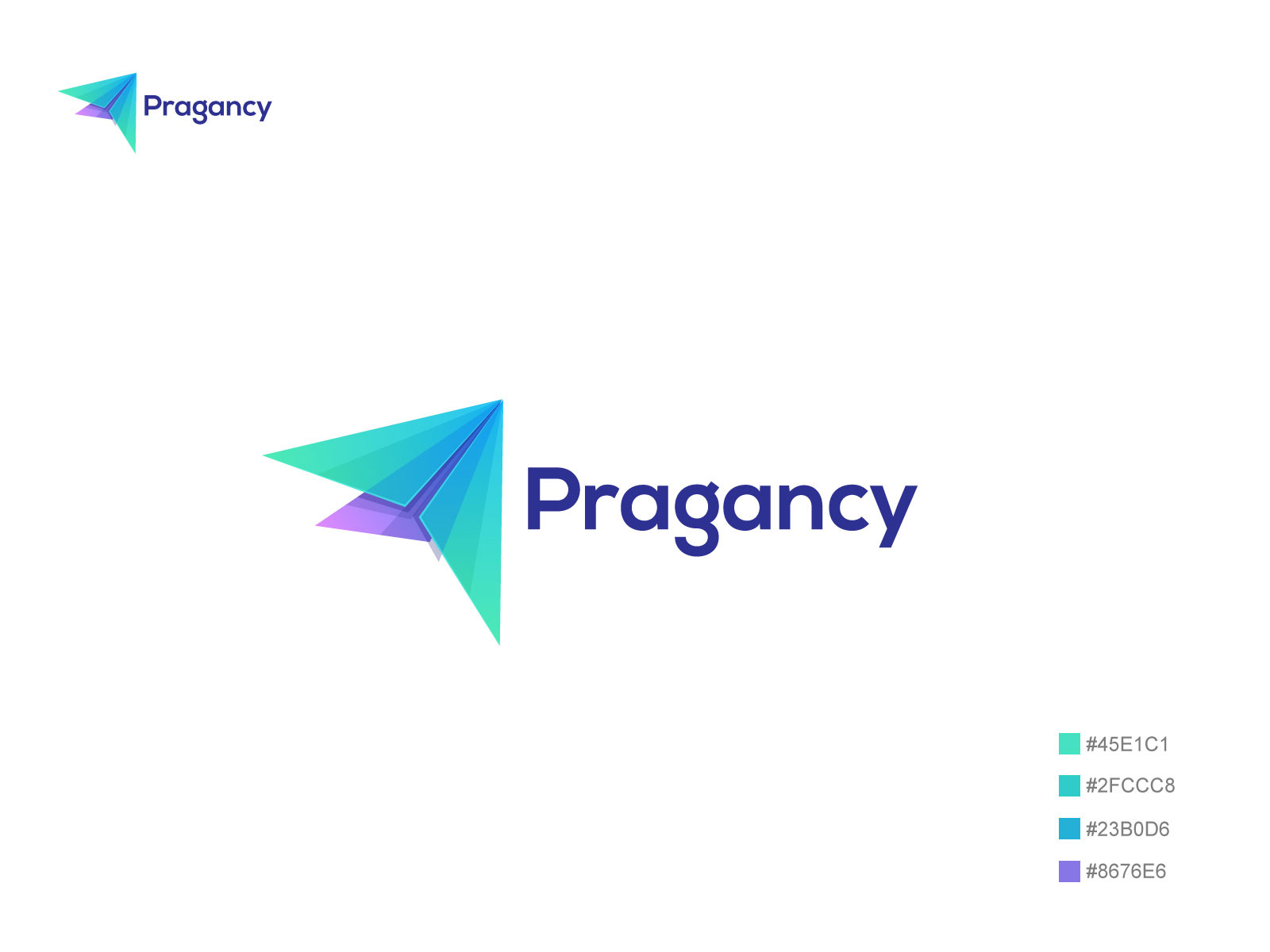 modern agency logo design dribbble by Soyed Jobyer on Dribbble