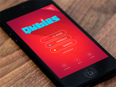Qubies - splash screen by Petr Stefek on Dribbble