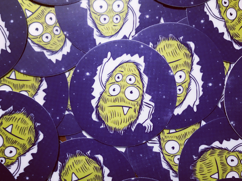 Monster Universe - Sticker by Brent Mosser on Dribbble