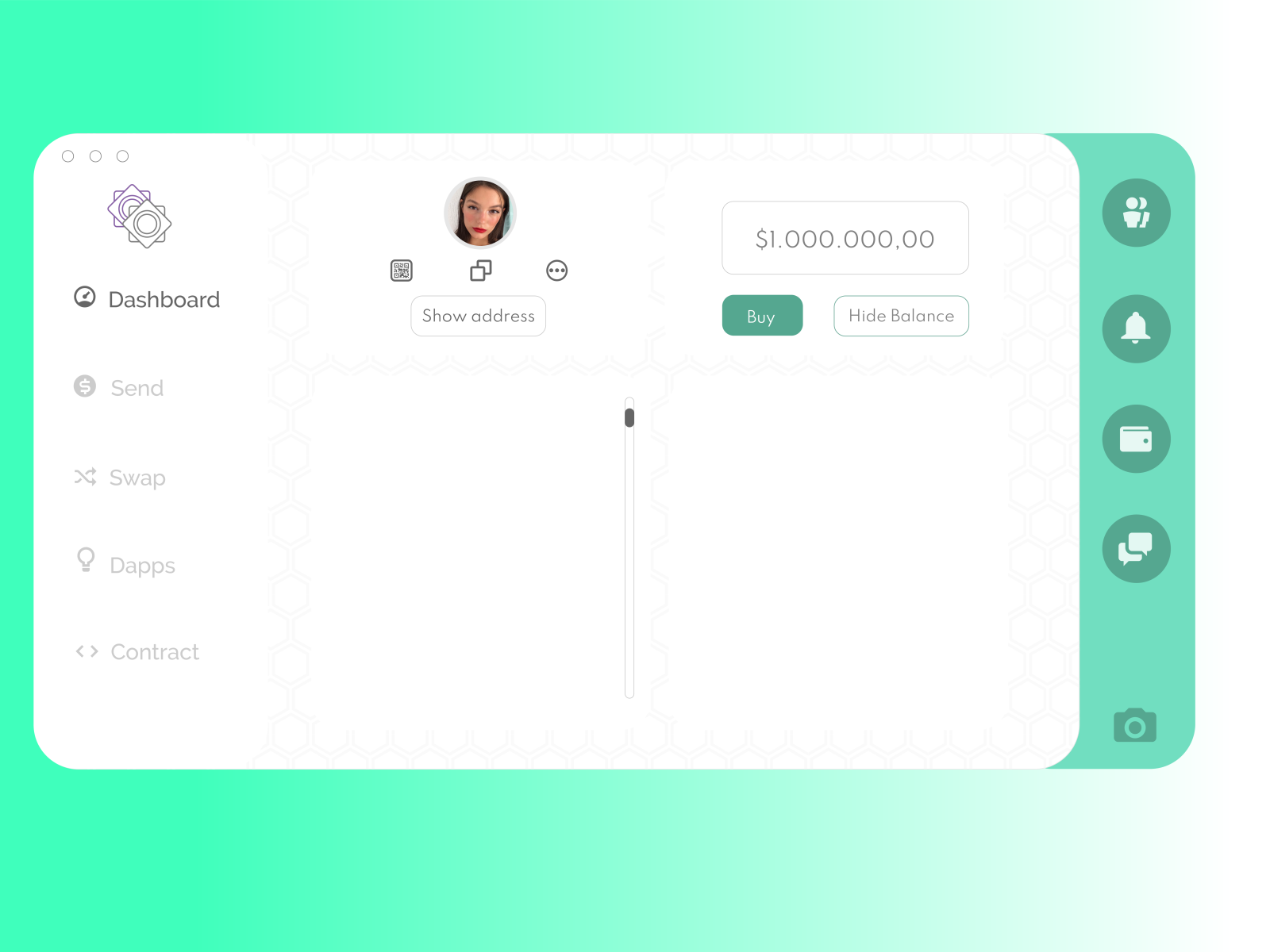Crypto Wallet mockup by Larissa Saldanha on Dribbble