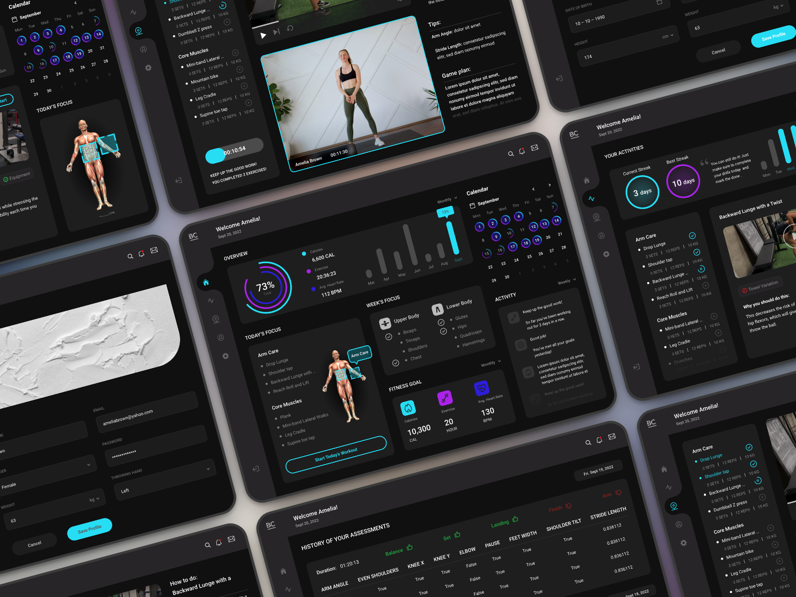 Bench Coach – Dashboard UX/UI Design by Kiana Azimi on Dribbble