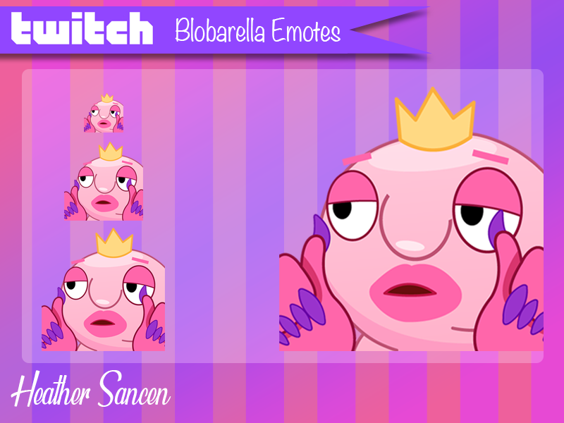 Blobfish Periodt Twitch Emote by Heather Sancen on Dribbble