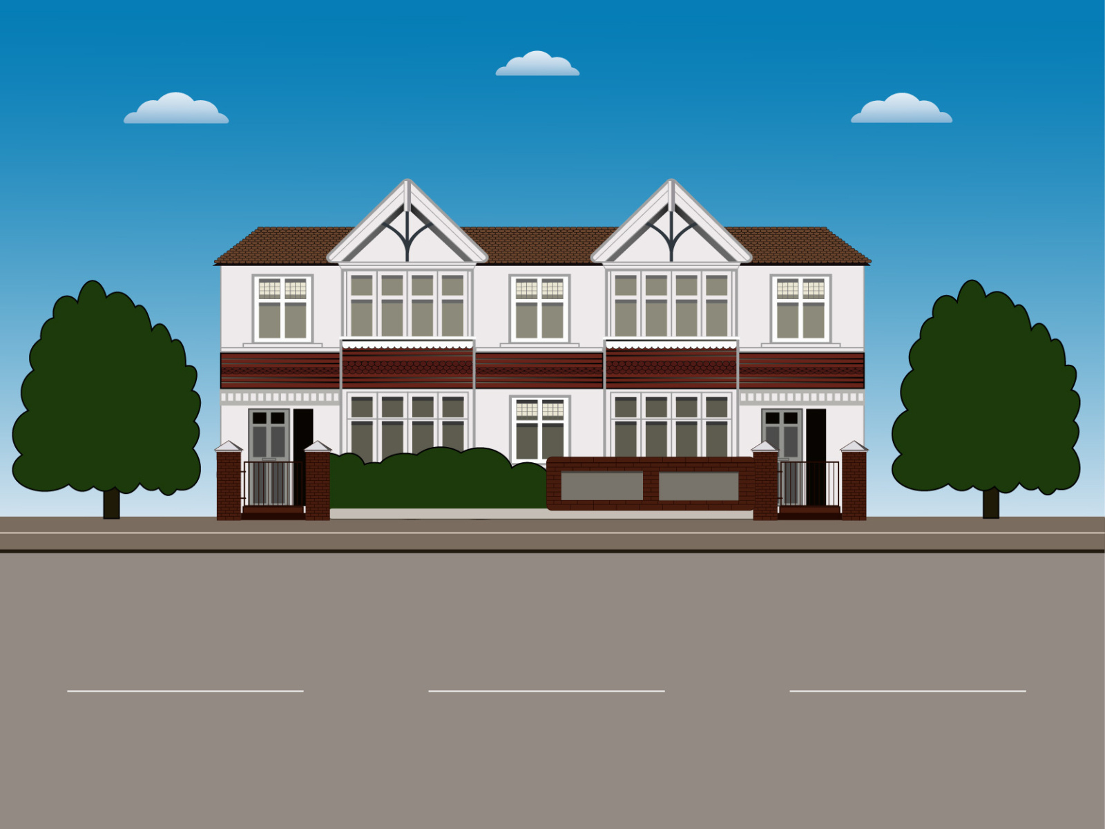 Street view 1 by Karina on Dribbble