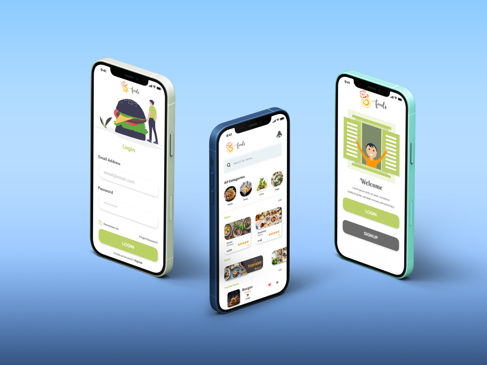 foodi (Restaurant Application Design) by Asfand Munib Awan on Dribbble