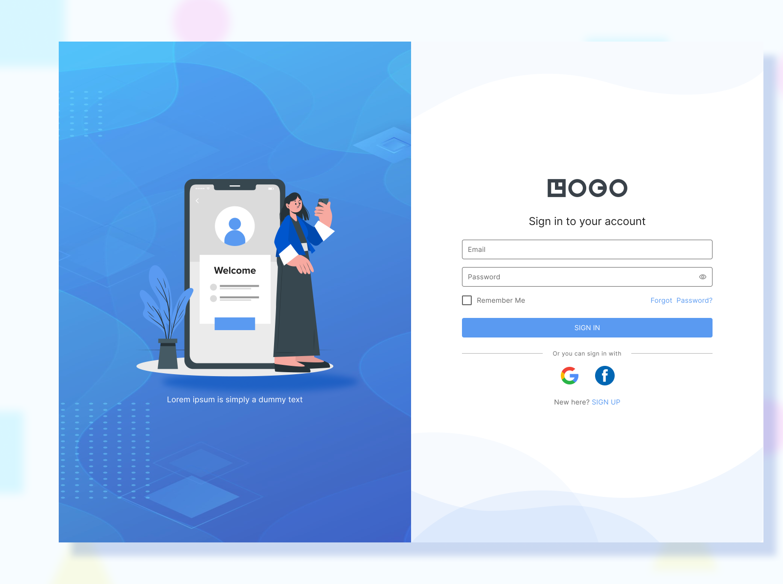 Basic Auth Page By Sonam Dema On Dribbble